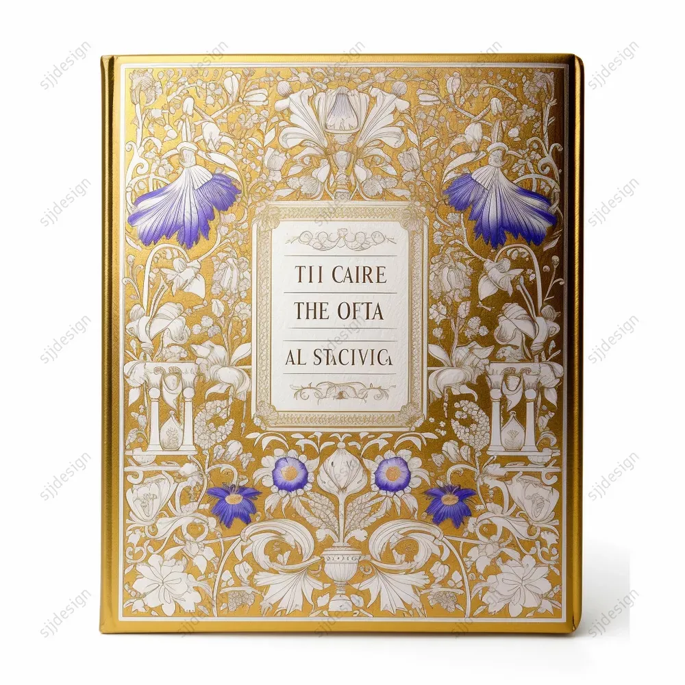 Foil Embossed Book Covers With Labels Midjourney Prompt | PromptBase