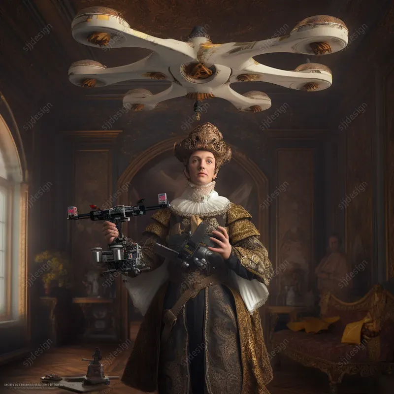 Anachronistic Portraits Midjourney Prompt | PromptBase