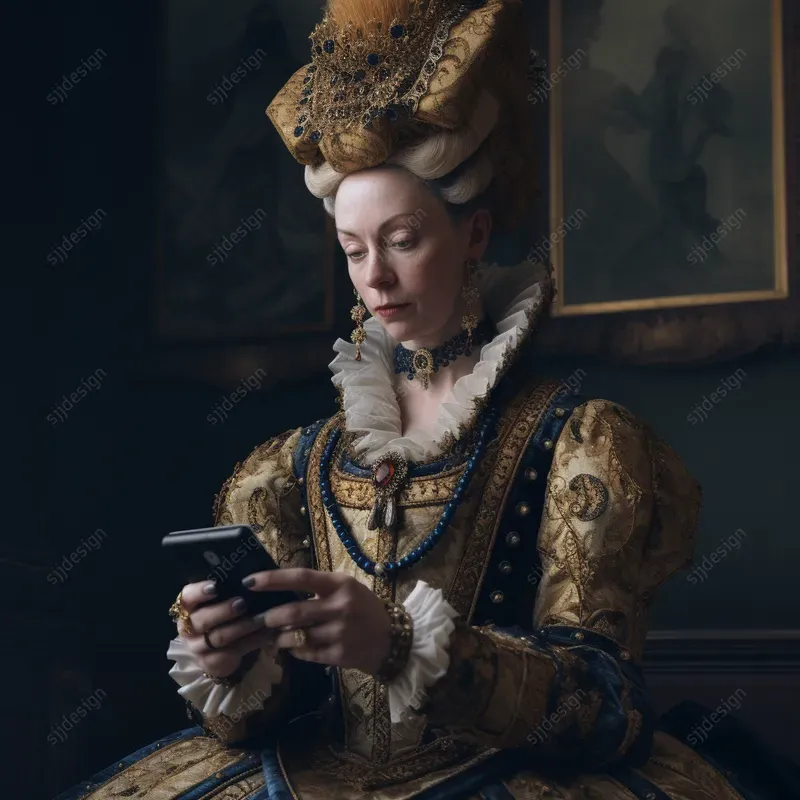 Anachronistic Portraits Midjourney Prompt | PromptBase