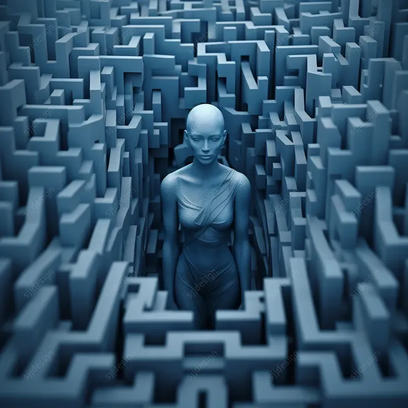 Maze Portraits Midjourney Prompt | PromptBase