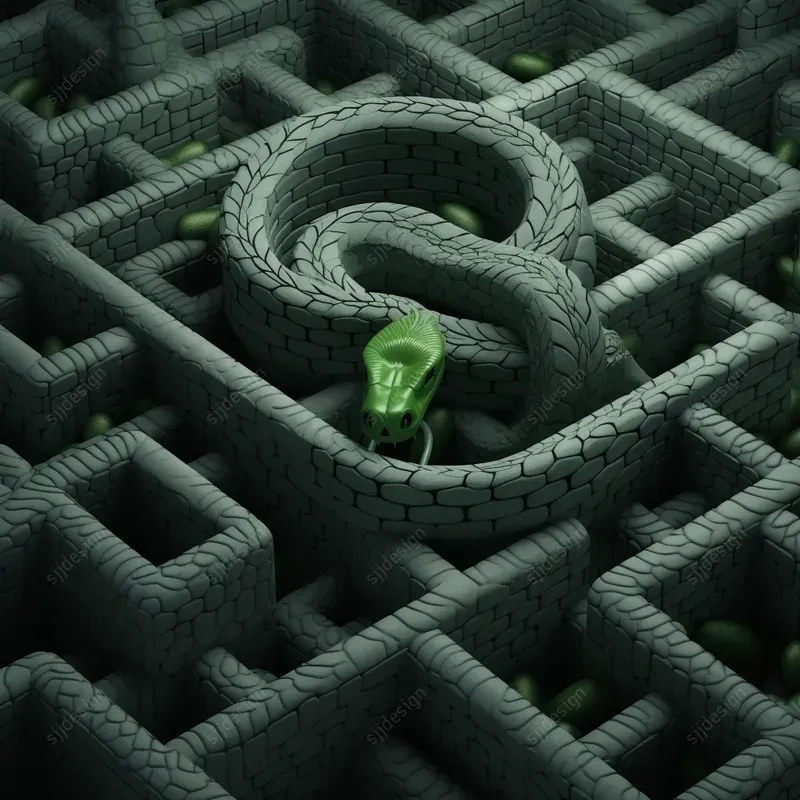 Maze Portraits Midjourney Prompt | PromptBase