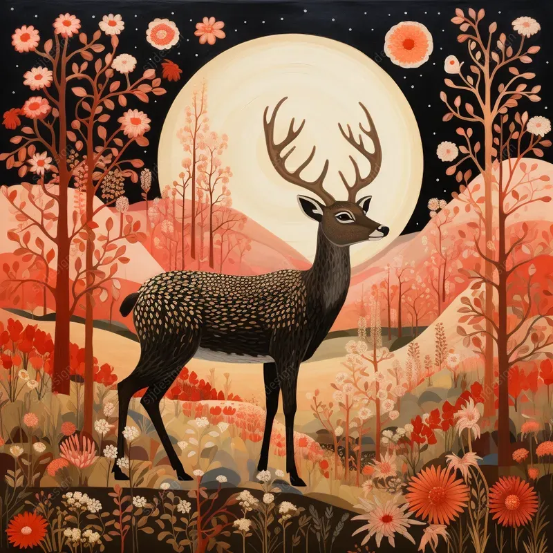 Folklore Garden Nature Art Midjourney Prompt | PromptBase