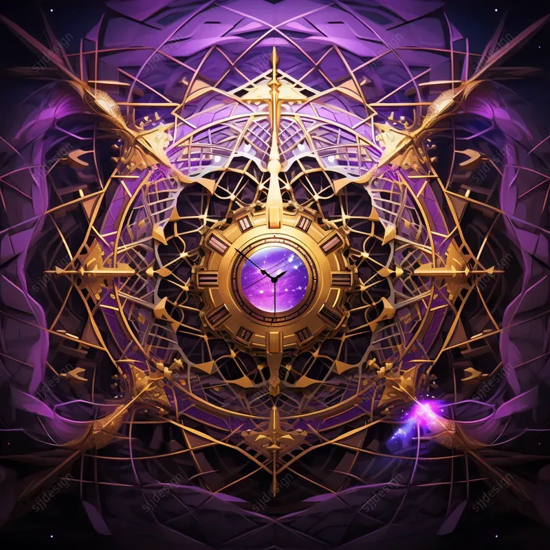 Cosmic Mystique Gilded Art Midjourney Prompt | PromptBase