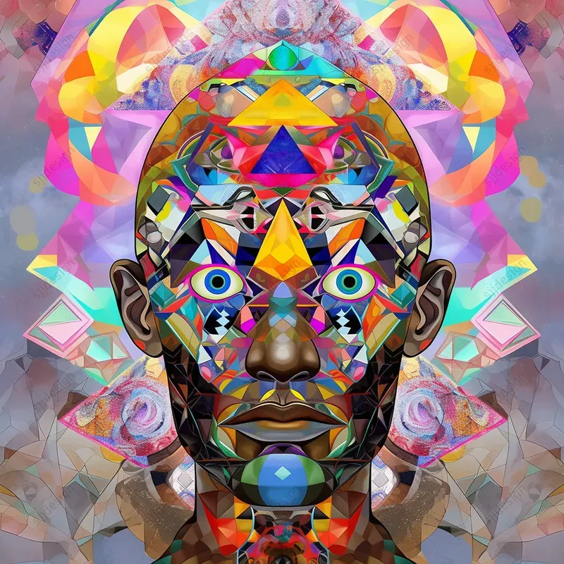 Quantum Prism Cubist Artworks Midjourney Prompt | PromptBase