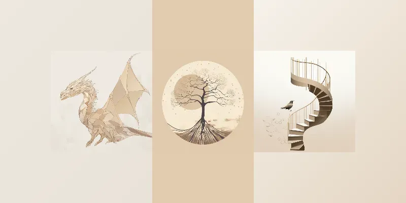 Sepia Zen Minimalisms Midjourney Prompt | PromptBase
