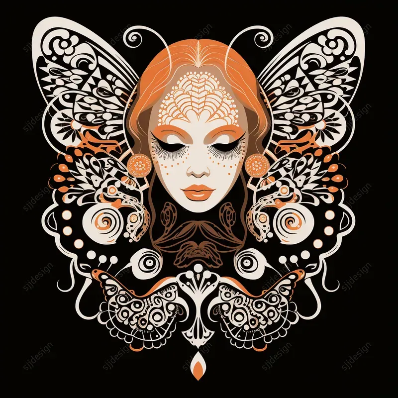 Intricate Lace Vector Art Midjourney Prompt | PromptBase