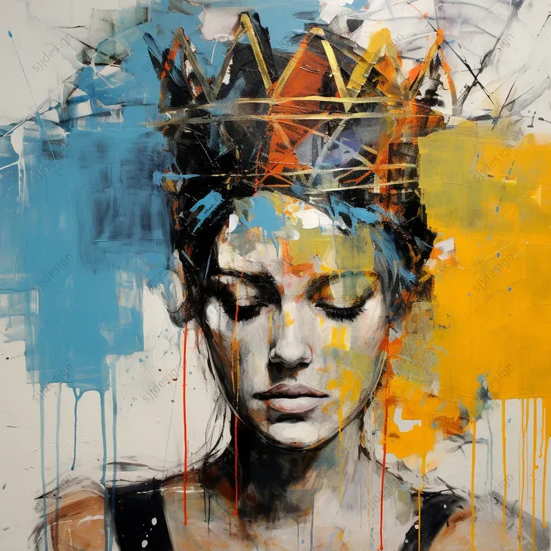 Canvas Choreography Spontaneous Marks Midjourney Prompt | PromptBase