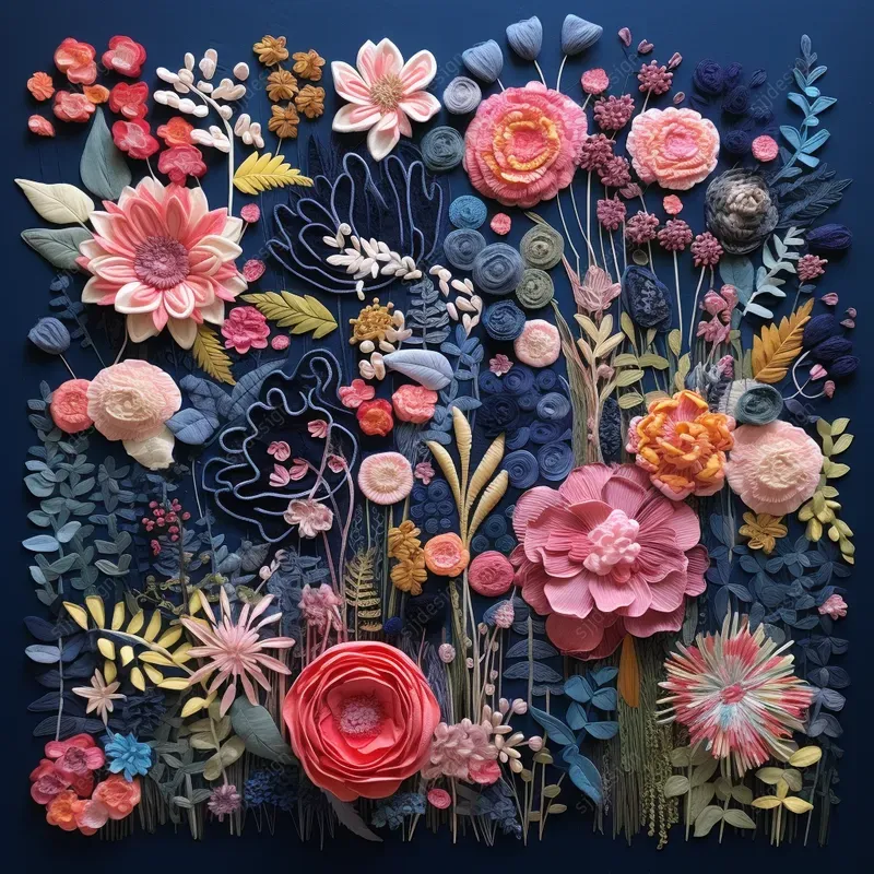 Felt Collage Wonders Midjourney Prompt | PromptBase