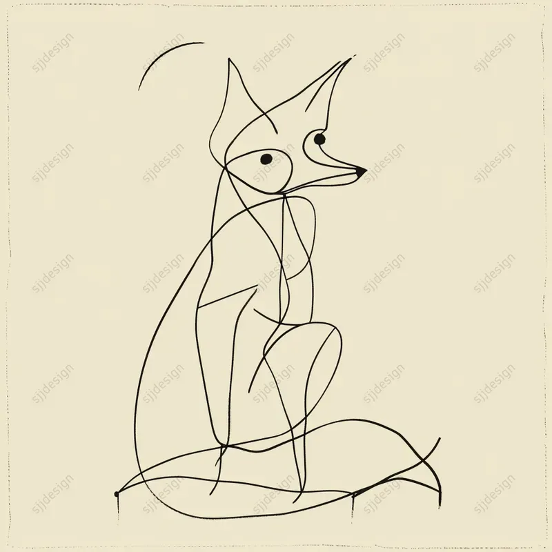 Gestural Delicate One Line Drawings Midjourney Prompt | PromptBase