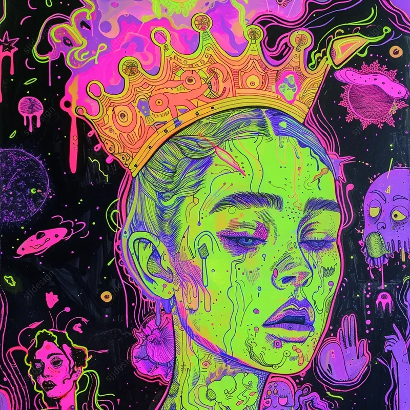 Psychedelic Bliss Art Midjourney Prompt | PromptBase