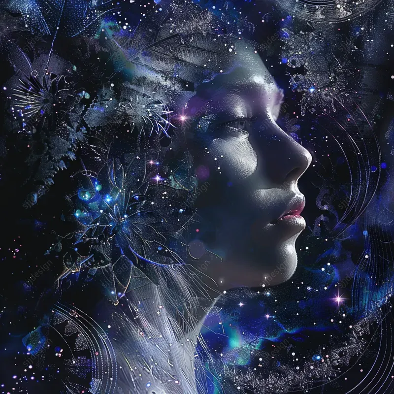 Midnight Moonlight Mirages Midjourney Prompt | PromptBase