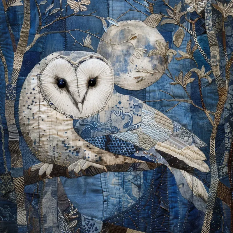 Linen Patchwork Art Midjourney Prompt | PromptBase