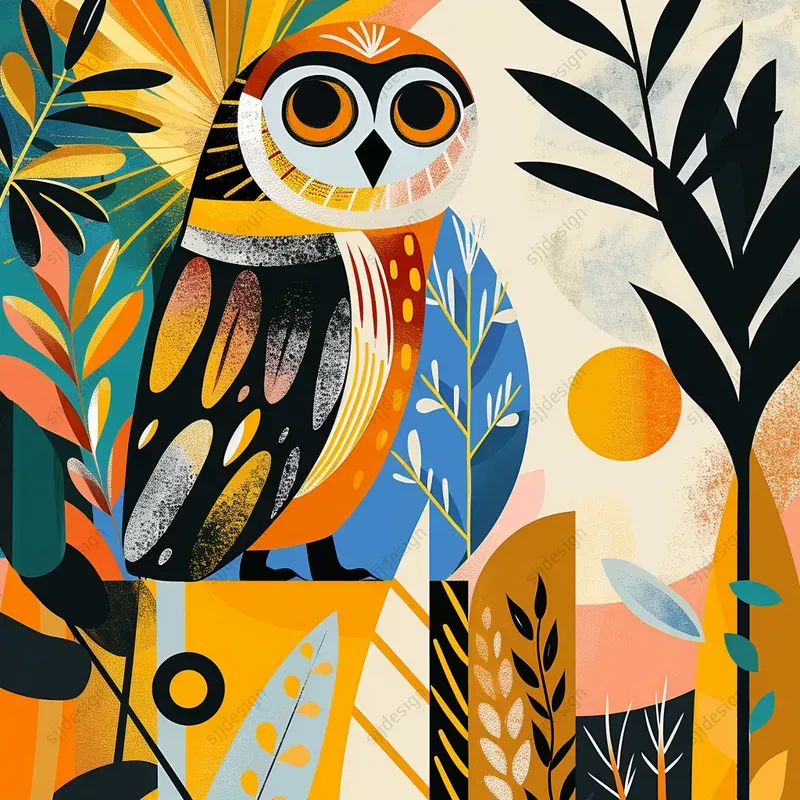 Modern Nature Art Midjourney Prompt | PromptBase