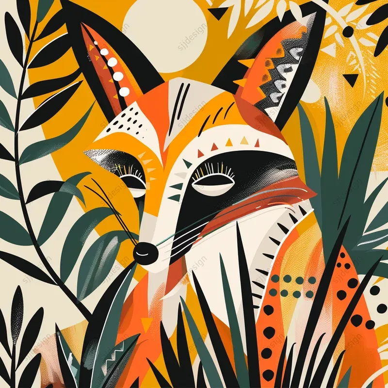 Modern Nature Art Midjourney Prompt | PromptBase