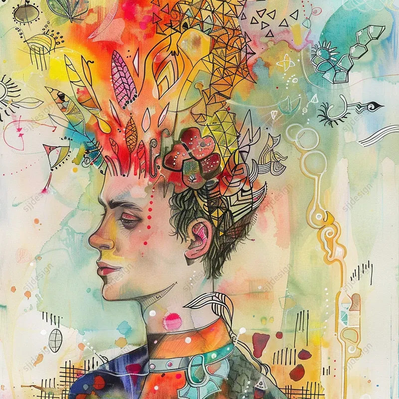 Ethereal Ink Dreams Midjourney Prompt | PromptBase