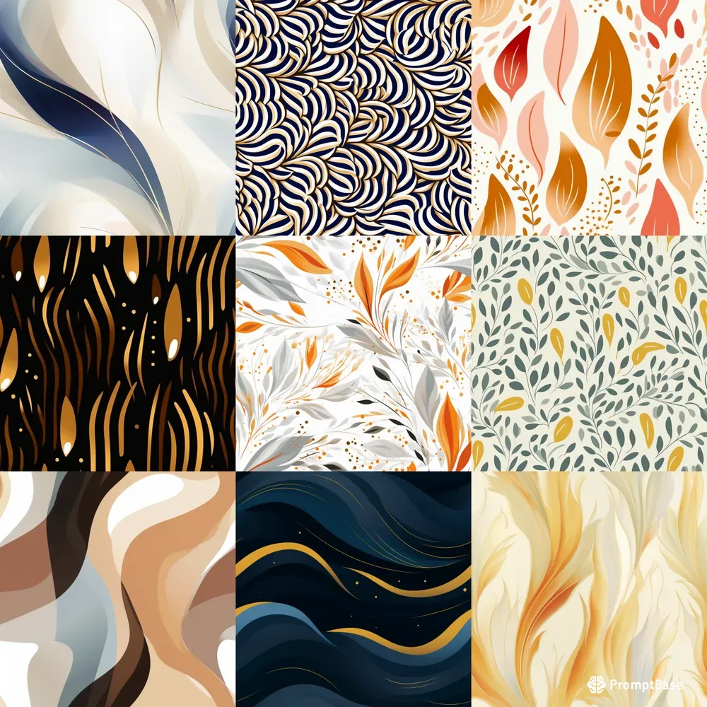 Flowing Lines Patterns Midjourney Prompt | PromptBase