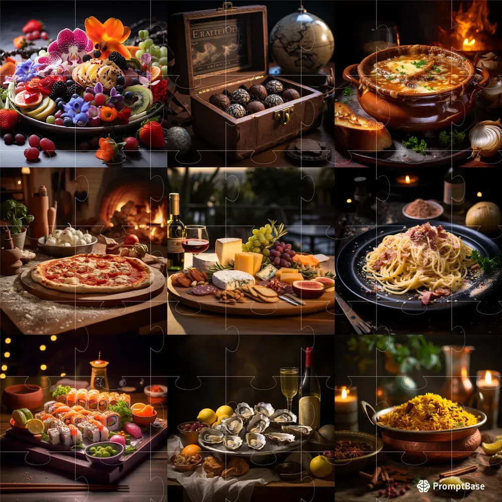 Tantalizing Food Photographs Midjourney Prompt | PromptBase