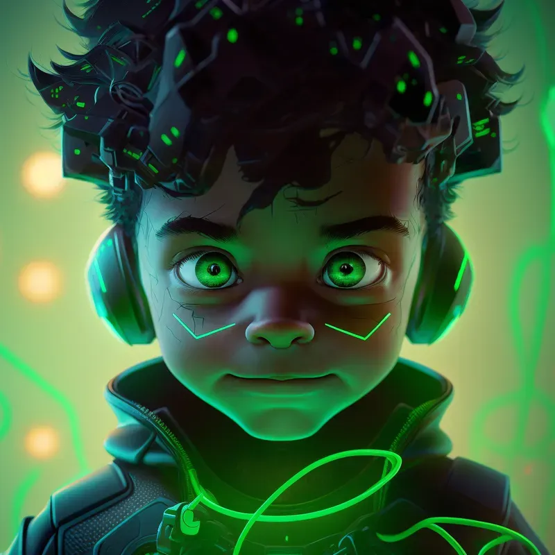 Cyber Tech Futuristic Avatars Midjourney Prompt | PromptBase