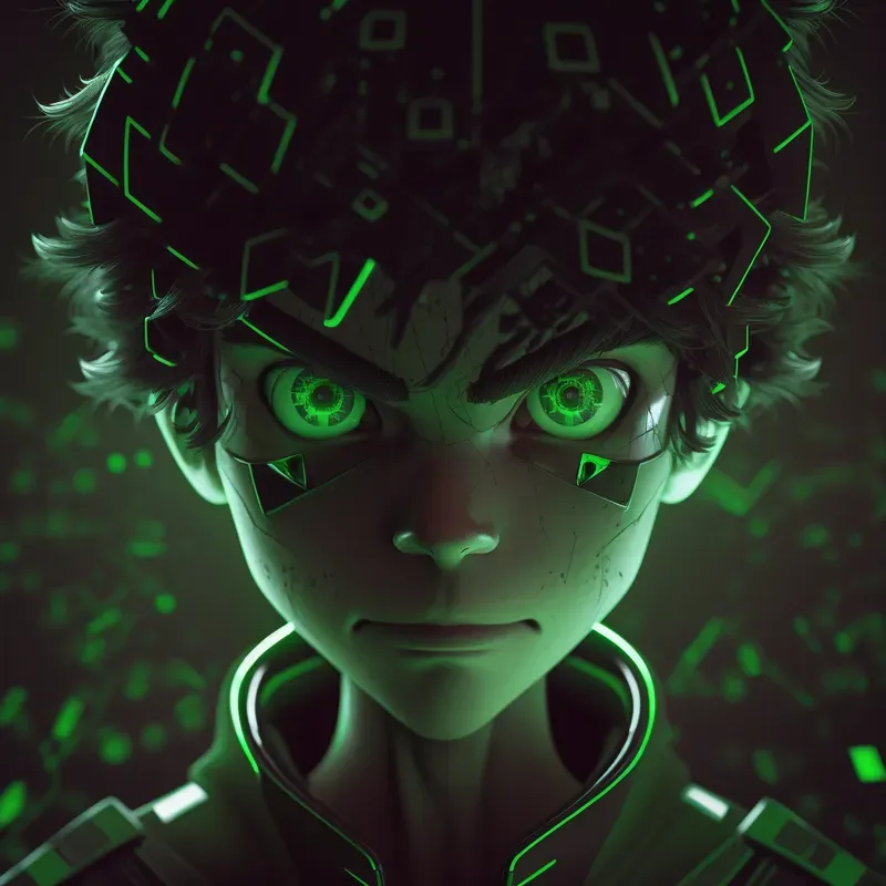 Cyber Tech Futuristic Avatars Midjourney Prompt | PromptBase