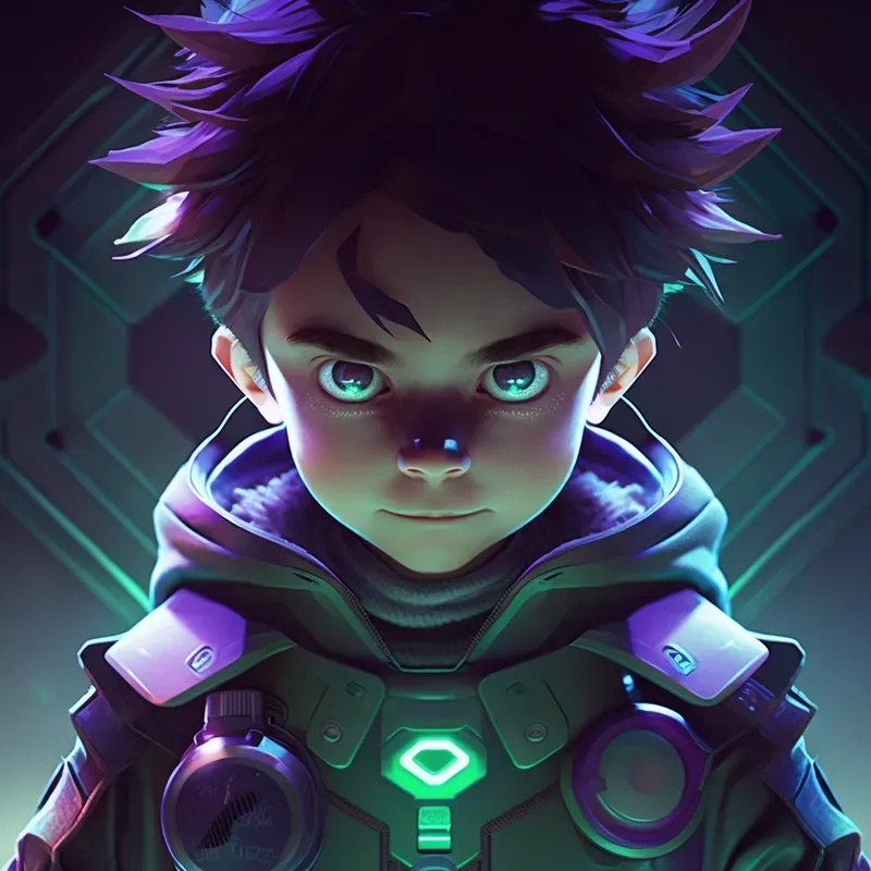 Cyber Tech Futuristic Avatars Midjourney Prompt | PromptBase