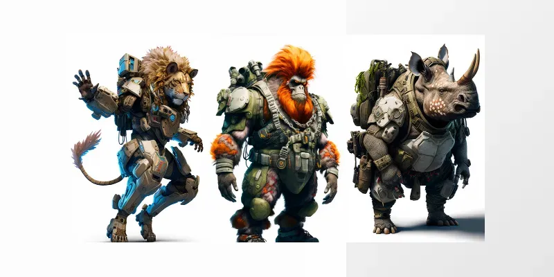 Apex Legends Style Animals Midjourney Prompt | PromptBase