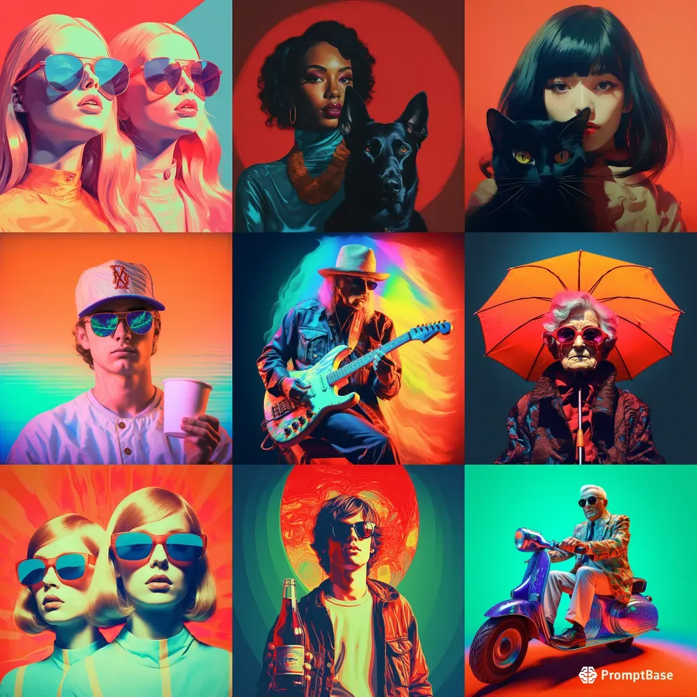 Neo Fauvist Album Cover Style Midjourney Prompt | PromptBase