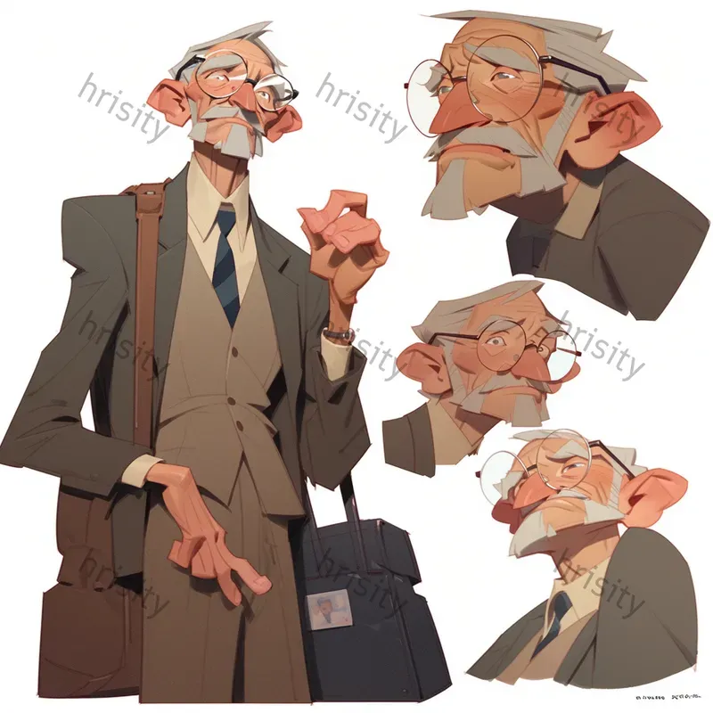 Characterforge Character Design Sheets Midjourney Prompt | PromptBase