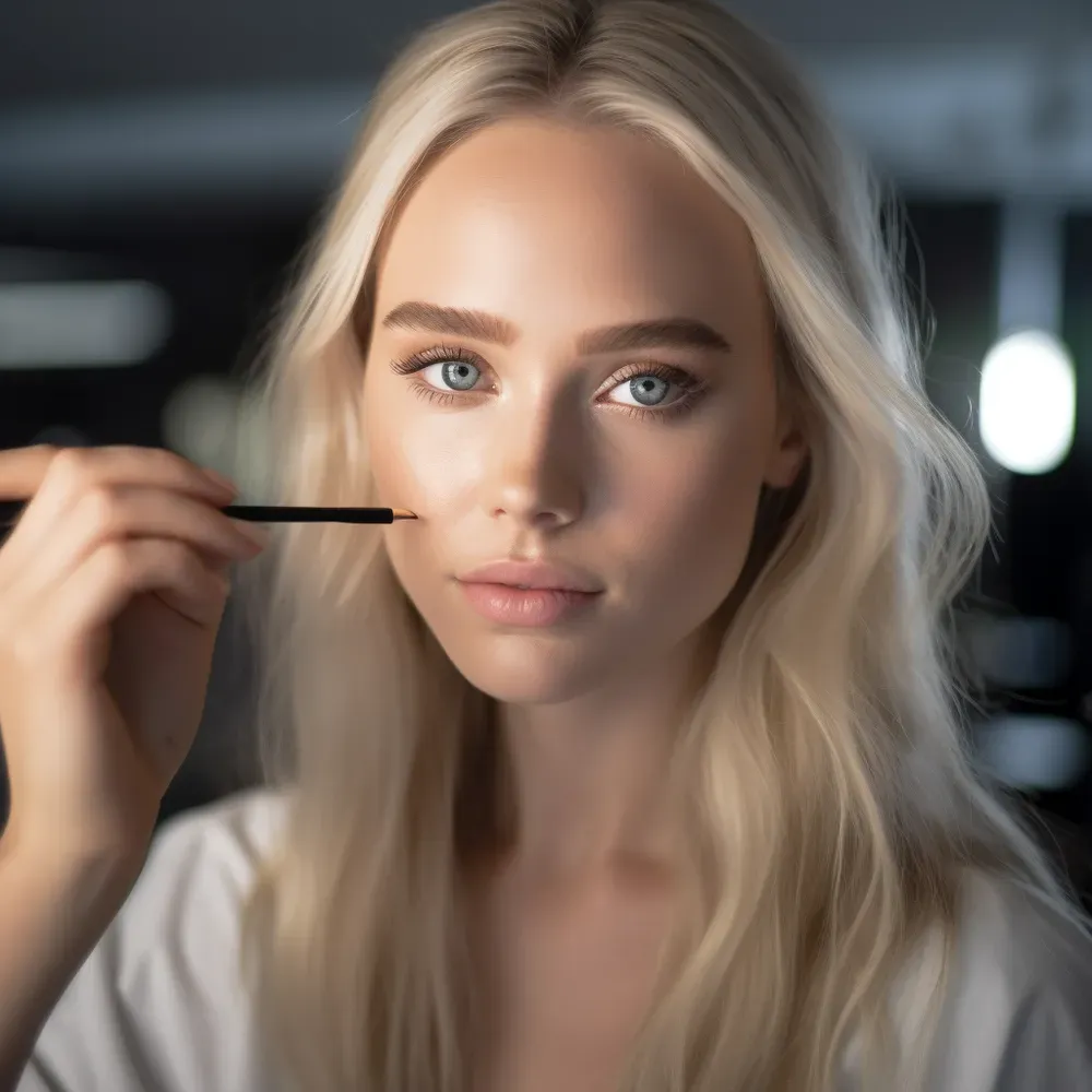 Beauty In Detail Makeup Applications Midjourney Prompt | PromptBase