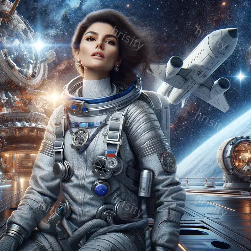 Customizable Astronaut Model Images DALL·E Prompt | PromptBase