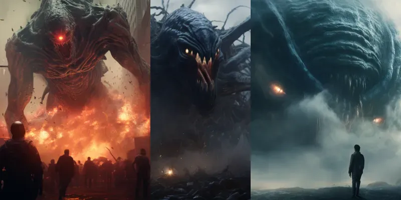Gigantic Xxl Monsters Unleashed Midjourney Prompt | PromptBase