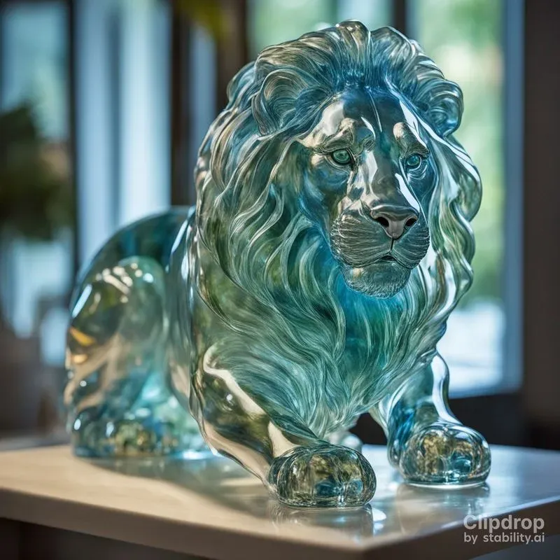 Glass Animal Sculptures Stable Diffusion Prompt | PromptBase