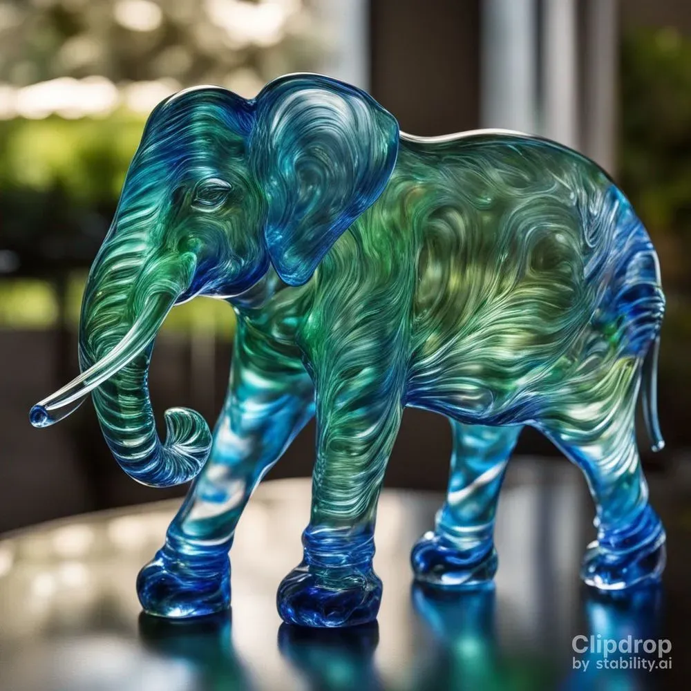 Glass Animal Sculptures Stable Diffusion Prompt | PromptBase