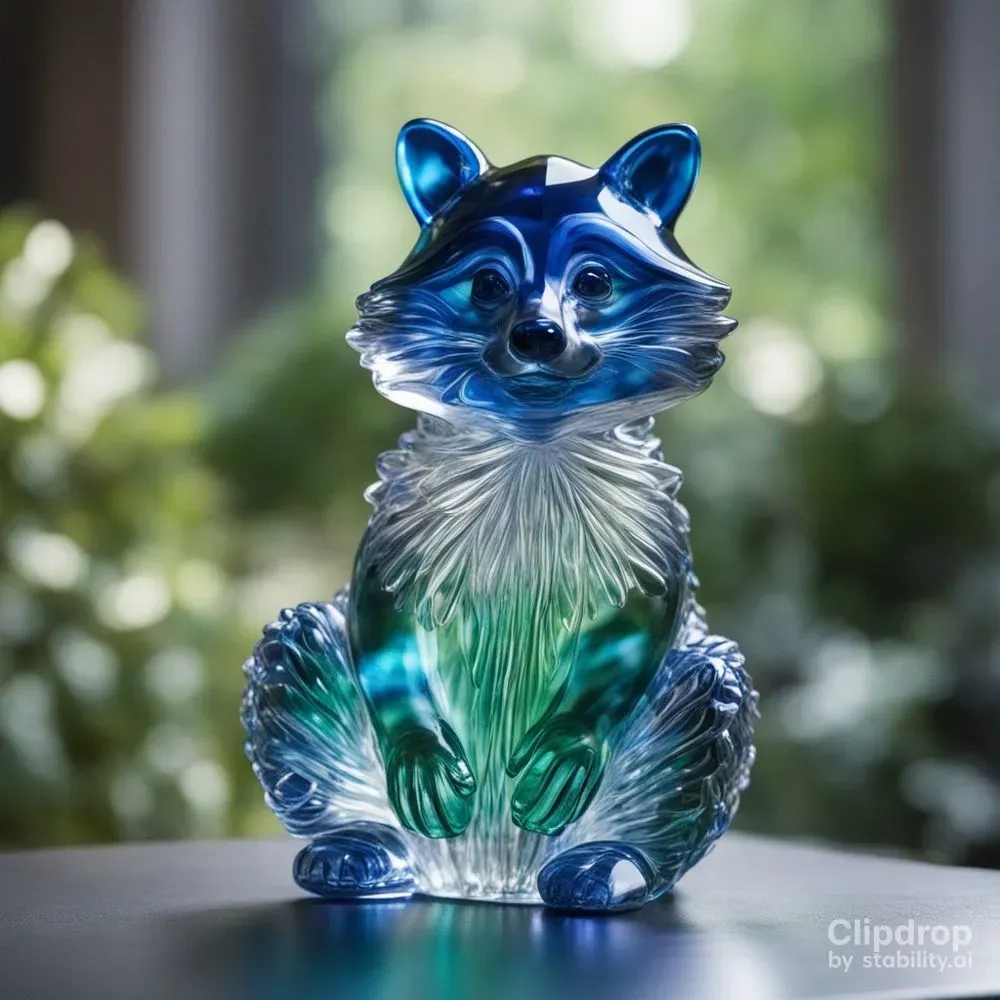Glass Animal Sculptures Stable Diffusion Prompt | PromptBase