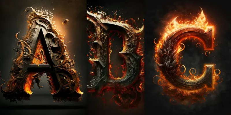 Logo Design Hell Letters Midjourney Prompt | PromptBase