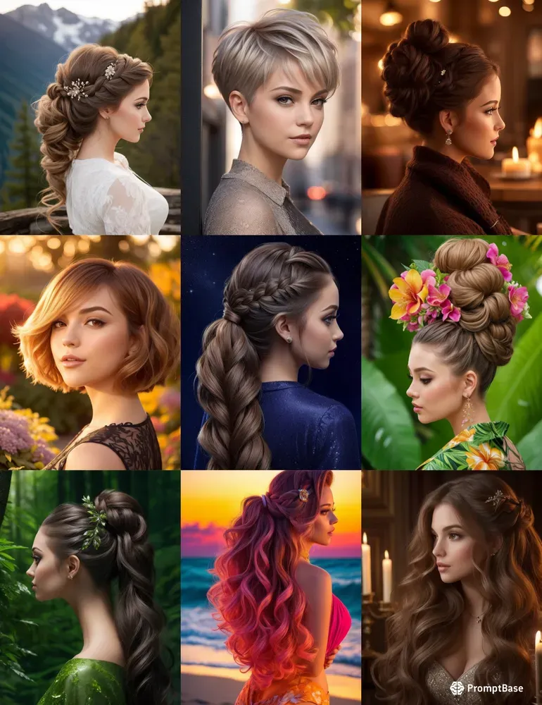 Craft Hairstyle Visuals Leonardo Ai Prompt | PromptBase