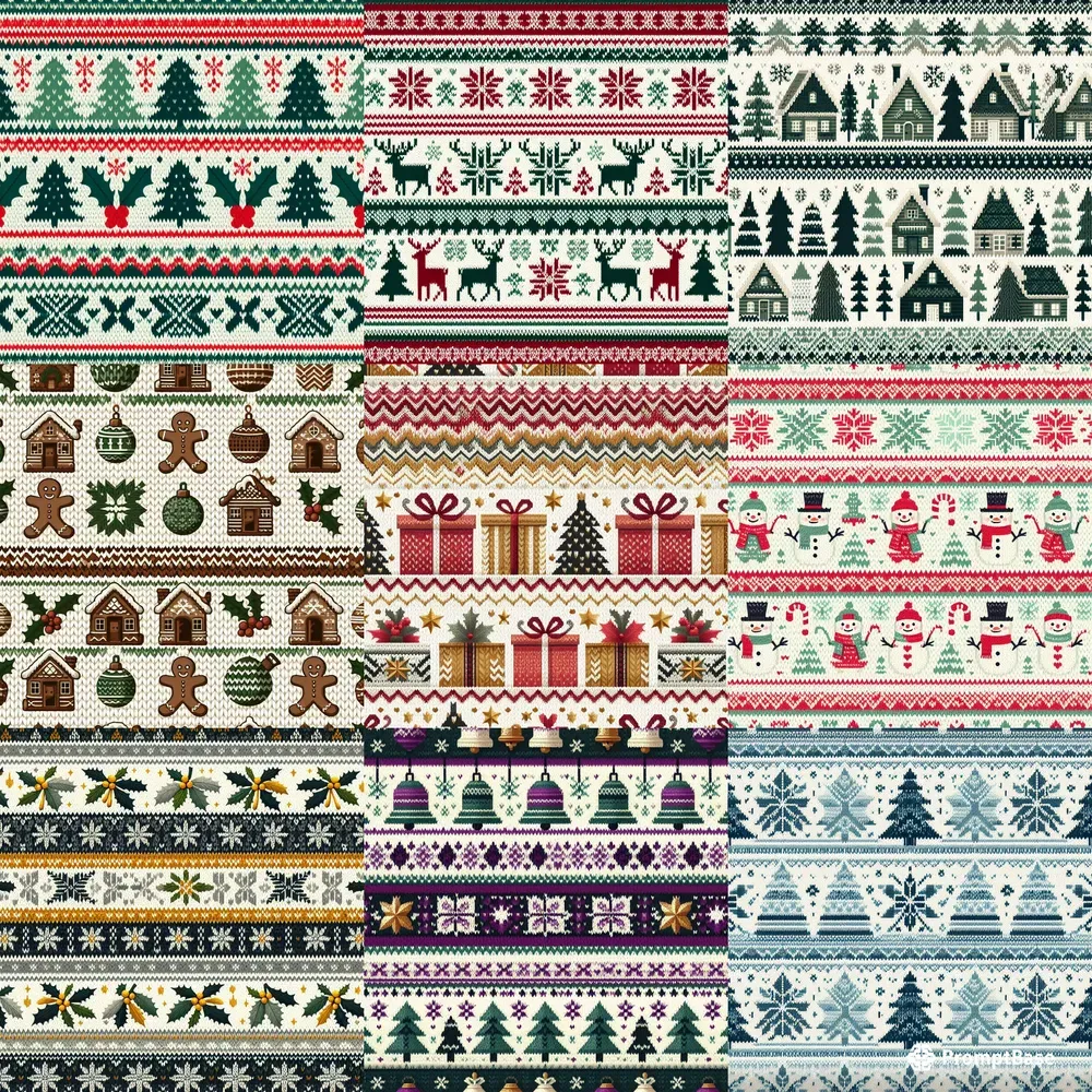 Christmas Traditional Nordic Patterns DALL·E Prompt | PromptBase