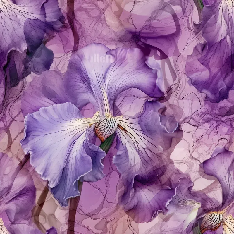 Flowers Stunning Translucent Patterns Midjourney Prompt | PromptBase