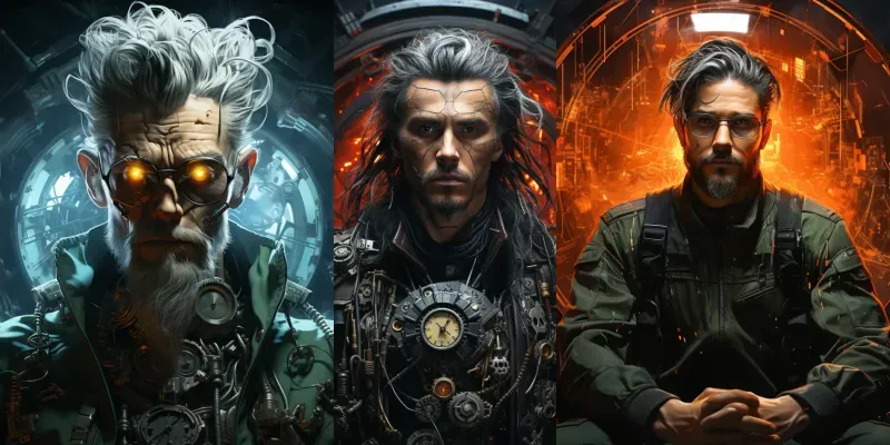 Gothic Marvel Fusion Character Portraits Midjourney Prompt | PromptBase