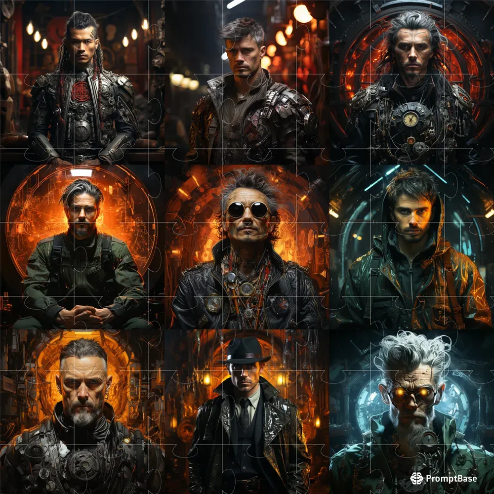 Gothic Marvel Fusion Character Portraits Midjourney Prompt | PromptBase