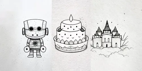 Coloring Pages For Kids Easy To Draw Midjourney Prompt | PromptBase