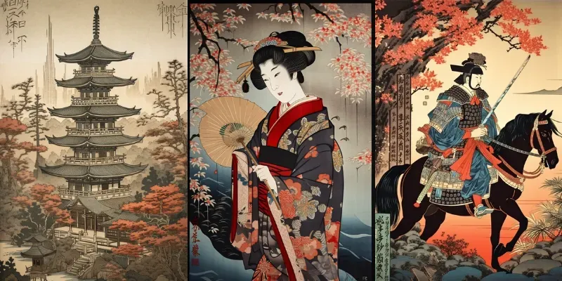 Ukiyoe Style Japanese Art Midjourney Prompt | PromptBase