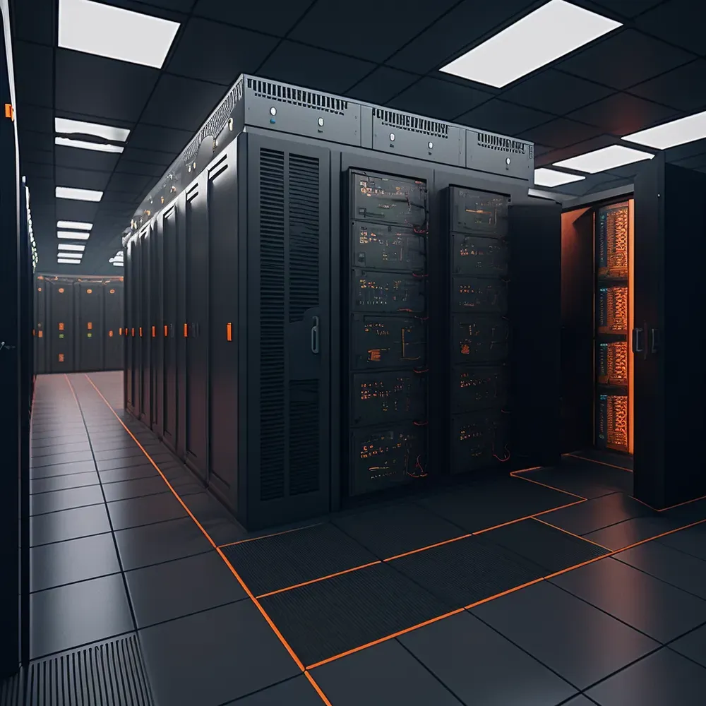 High Tech Server Rooms Midjourney Prompt | PromptBase