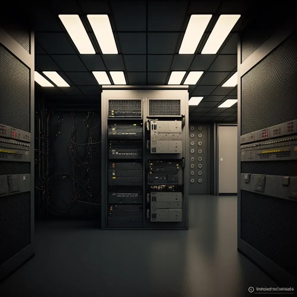 High Tech Server Rooms Midjourney Prompt | PromptBase