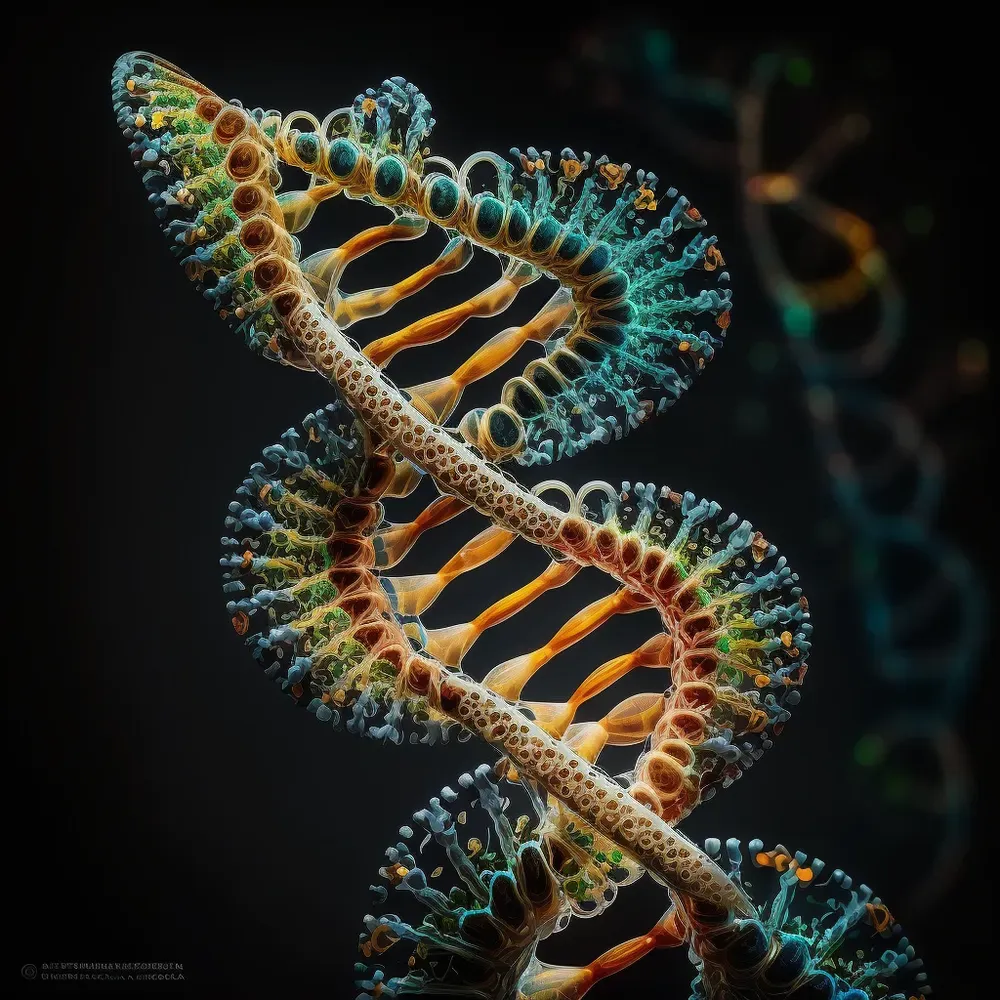 Dna And Cells Photography Midjourney Prompt | PromptBase