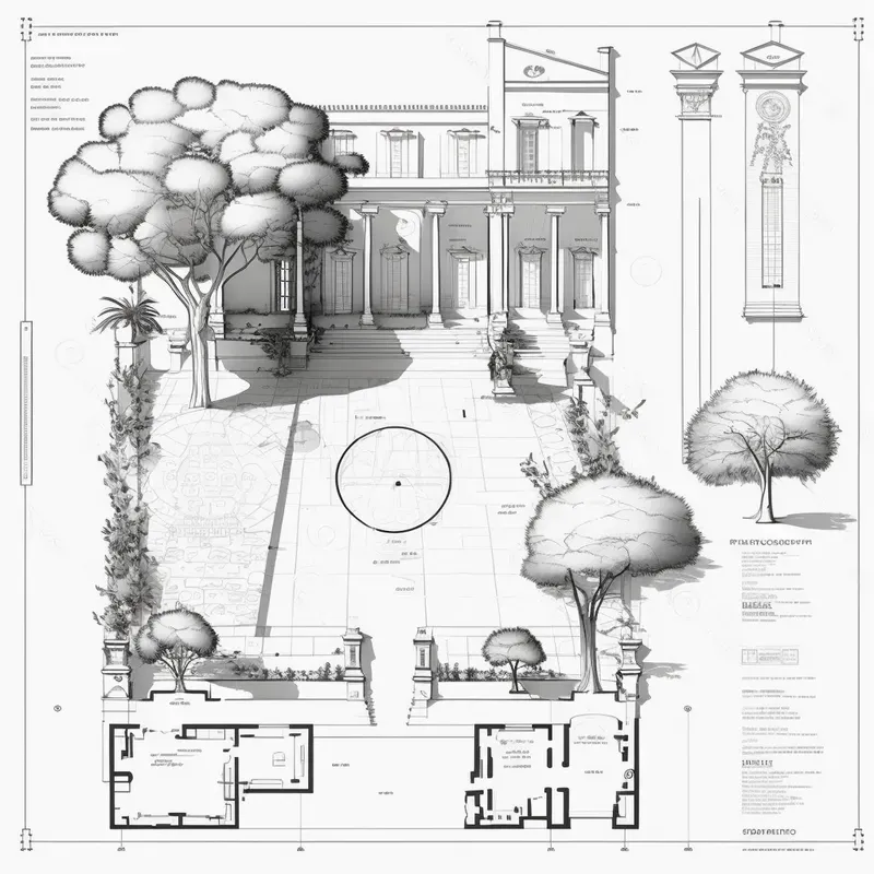 Architectural Drawings Midjourney Prompt | PromptBase