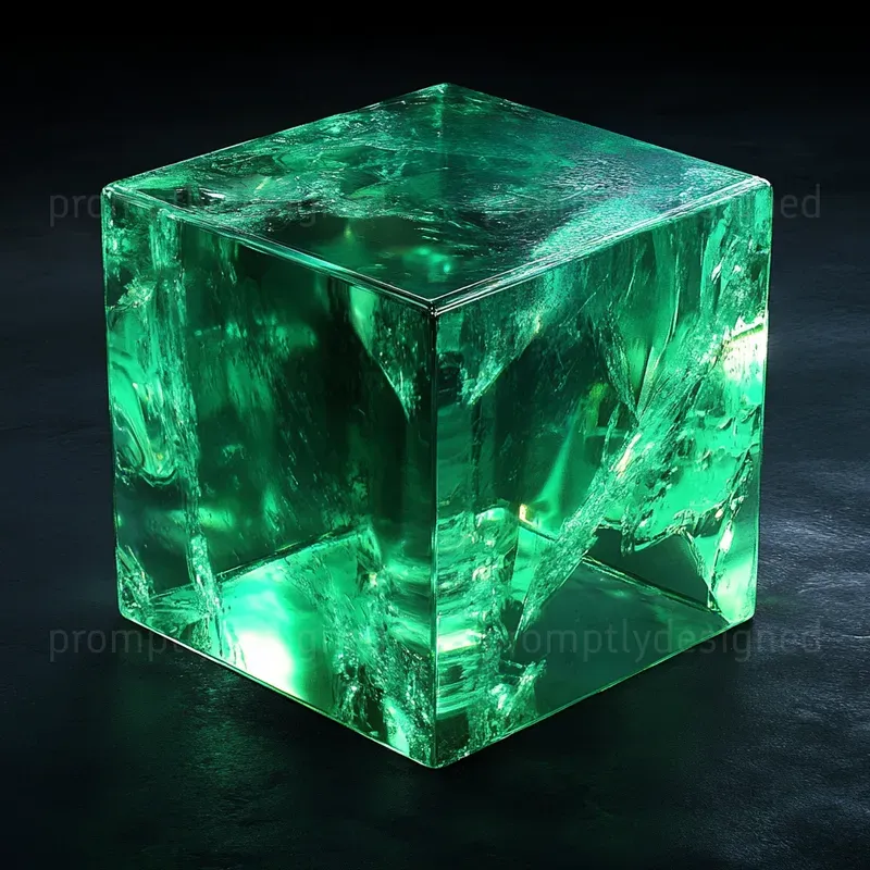 Vibrant 3D Resin Icons Ii Midjourney Prompt | PromptBase