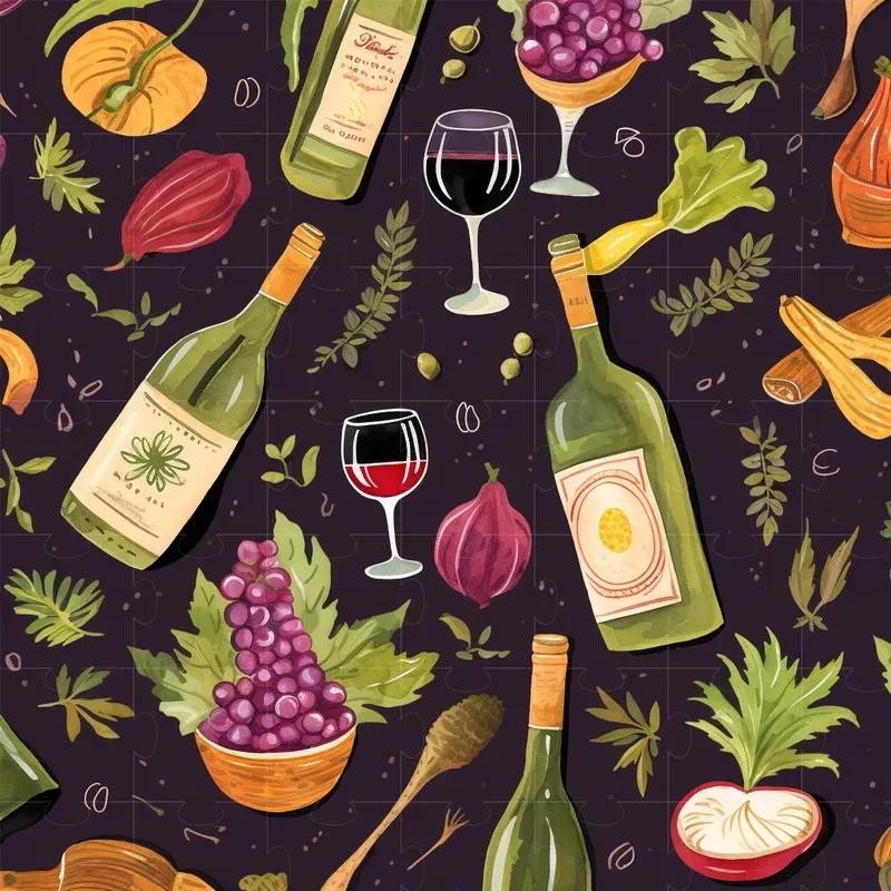 Feast Of Colors Pattern Palettes Midjourney Prompt | PromptBase