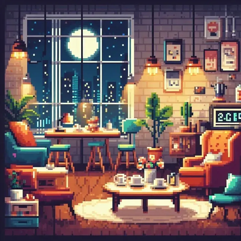 Pixel Art Rooms DALL·E Prompt | PromptBase