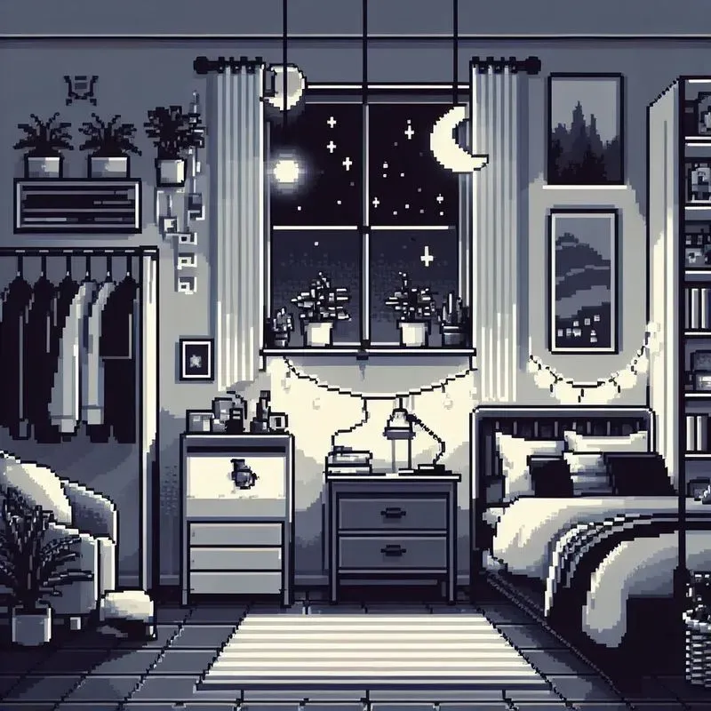 Pixel Art Rooms DALL·E Prompt | PromptBase