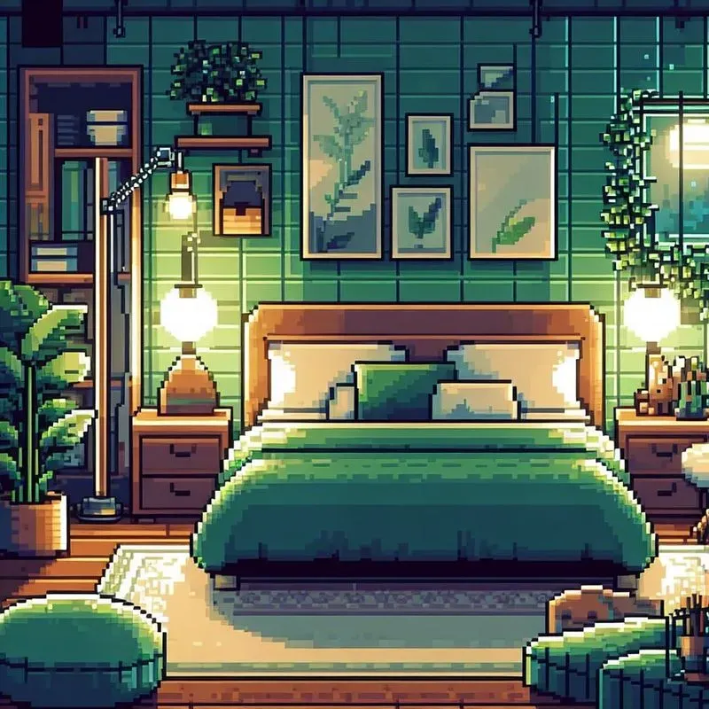 Pixel Art Rooms DALL·E Prompt | PromptBase